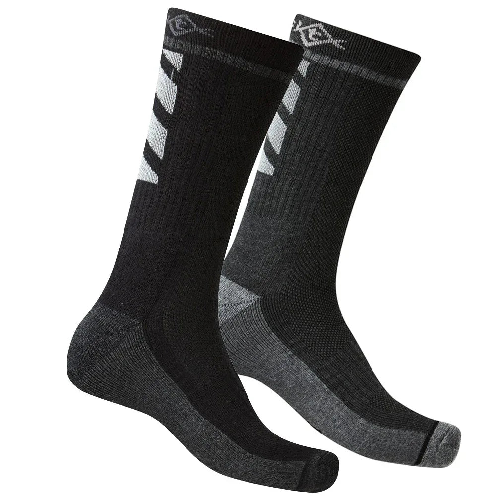 WickTX Bamboo Copper Reflective Socks (2pk) - Black Marle Multi – RSEA ...